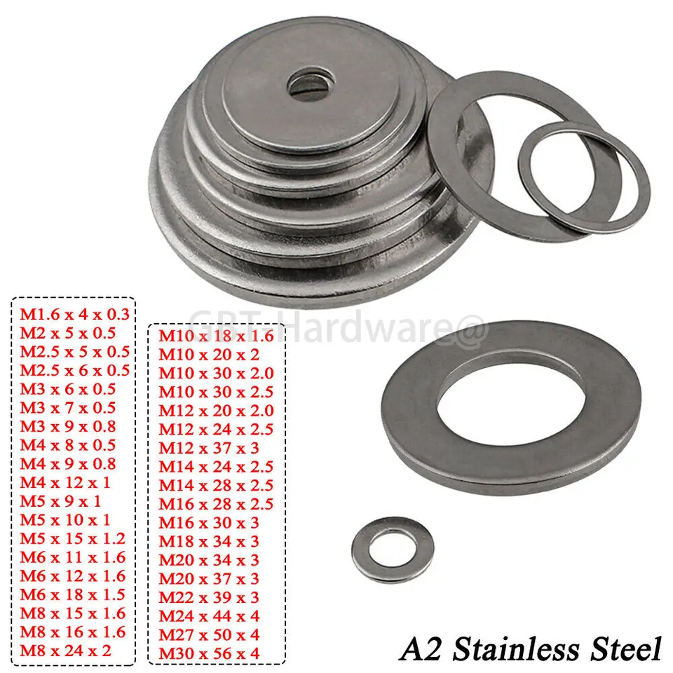 High-Quality 304 Stainless Steel Washers For High-Pressure Applications ...