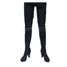 New Game Nier Automata Cosplay Shoes YoRHa 2B Knee Length PU Leather ...