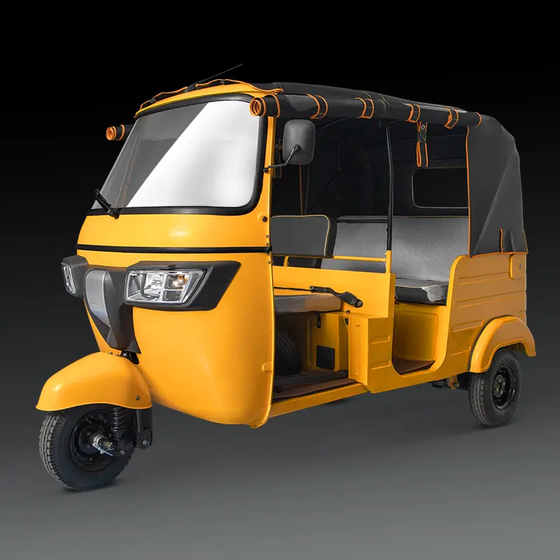 Eco-Friendly 3-Wheel Motorized Tricycle With Cabin For Adults, Gas ...