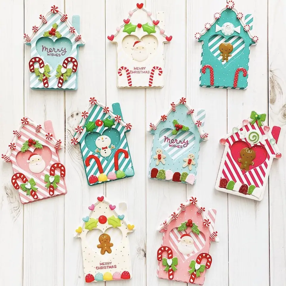 Kscraft Gingerbread House Cutting Dies For Diy Scrapbooking & Cards