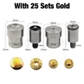Snaps Buttons Dies Metal Buckle Installation Mould Rivets Eyelets Press ...