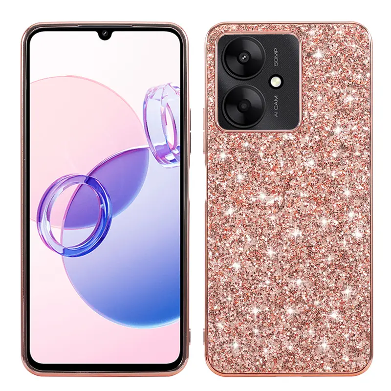 For Xiaomi Redmi 13C Case Luxury Bling Glitter Phone Case For Poco C65 ...
