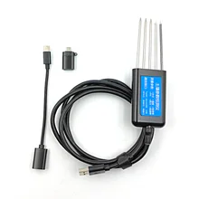 Temperature Moisture EC PH NPK Soil Tester Portable USB Type-C 8 in 1 ...