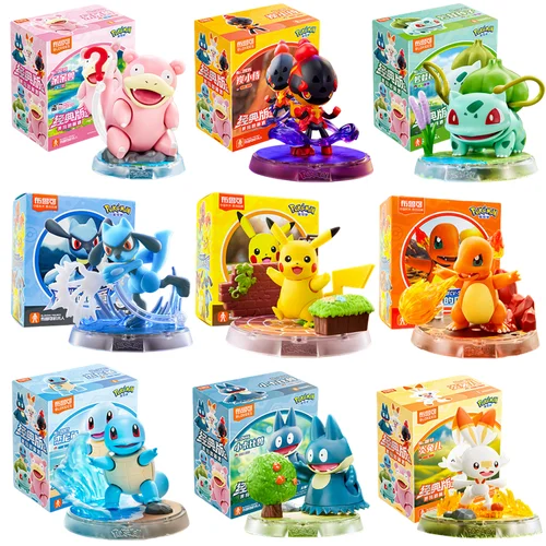 Blokees Pokemon Figura Pikachu Bulbasaur Squirtle Charizard