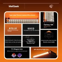 Ultra-Responsive Melgeek Pro Gaming Keyboard For Lightning-Fast Gaming!