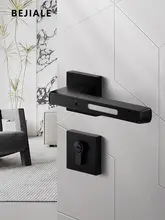 Induction Luminous Bedroom Door Lock Magnetic Split Lock Silent Indoor ...