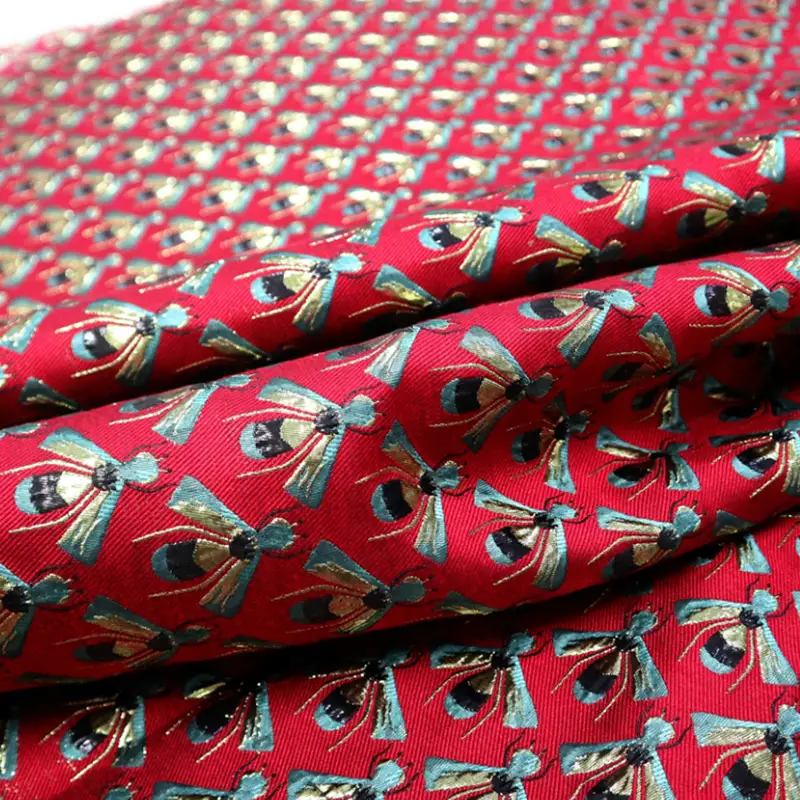 High end European style floral jacquard 3D jacquard brocade fabric for ...