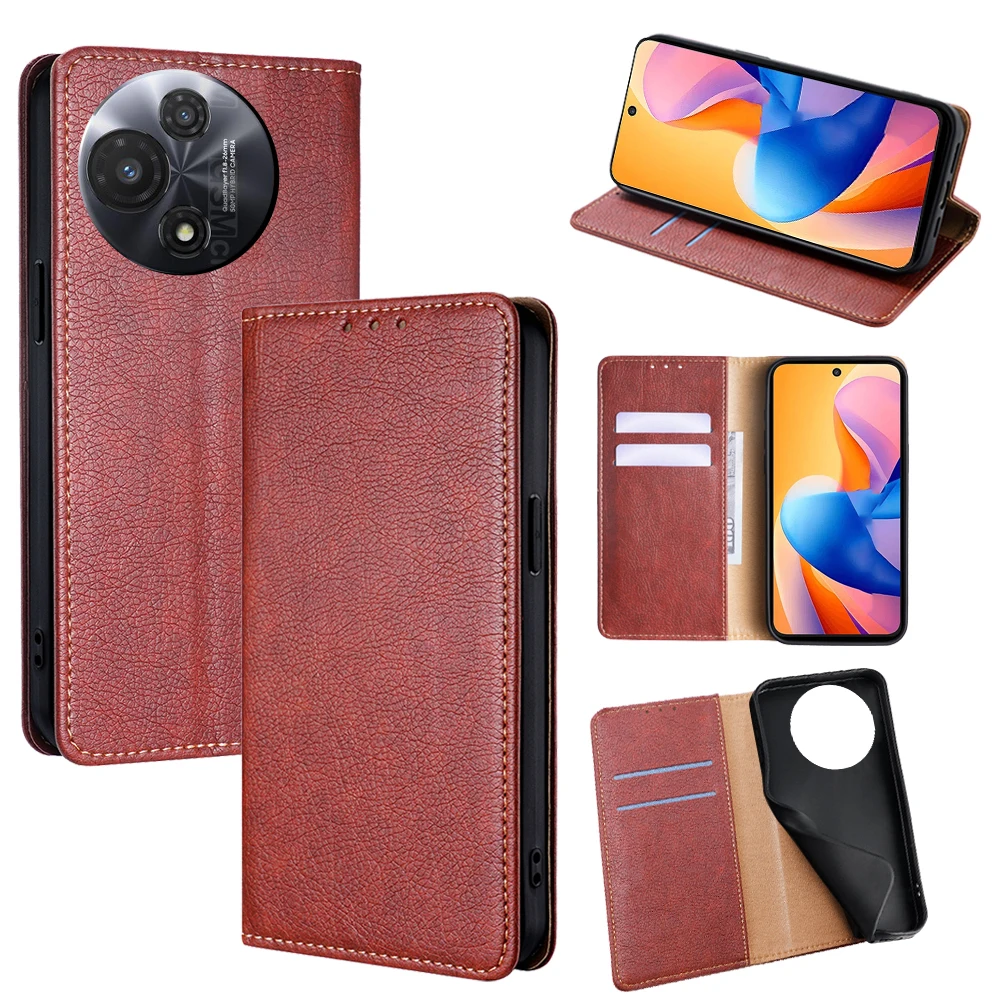 Wallet Case for TCL 60R 60 NxtPaper 4G Leather Book Case Magnetic Flip ...