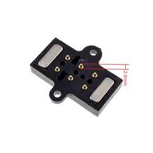 1 Set Magnetic Pogo Pin Connector Male Female 2x3 Position 6 Poles Grid ...