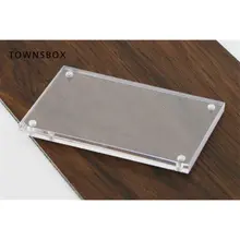 Acrylic Block Frame Magnetic Wall Mount Price Tag Display Wall Sticker ...