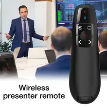 Remote Controller Red Pointer Battery 2.4GHz Wireless Pen PowerPoint ...
