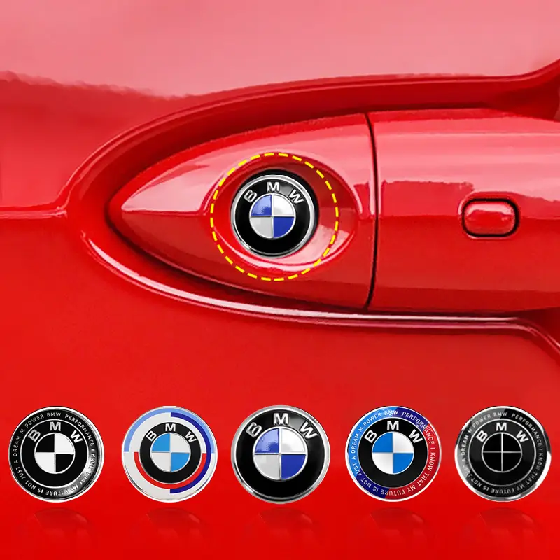 Bmw E46 E90 E60 F10 F30 E39 E36 F20 3D Aluminum Keyhole Stickers Protection