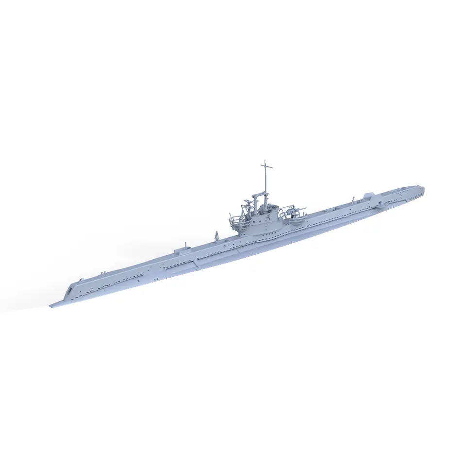 Sturdy Hms S Class Submarine Model Kit, Perfect For Enthusiasts!