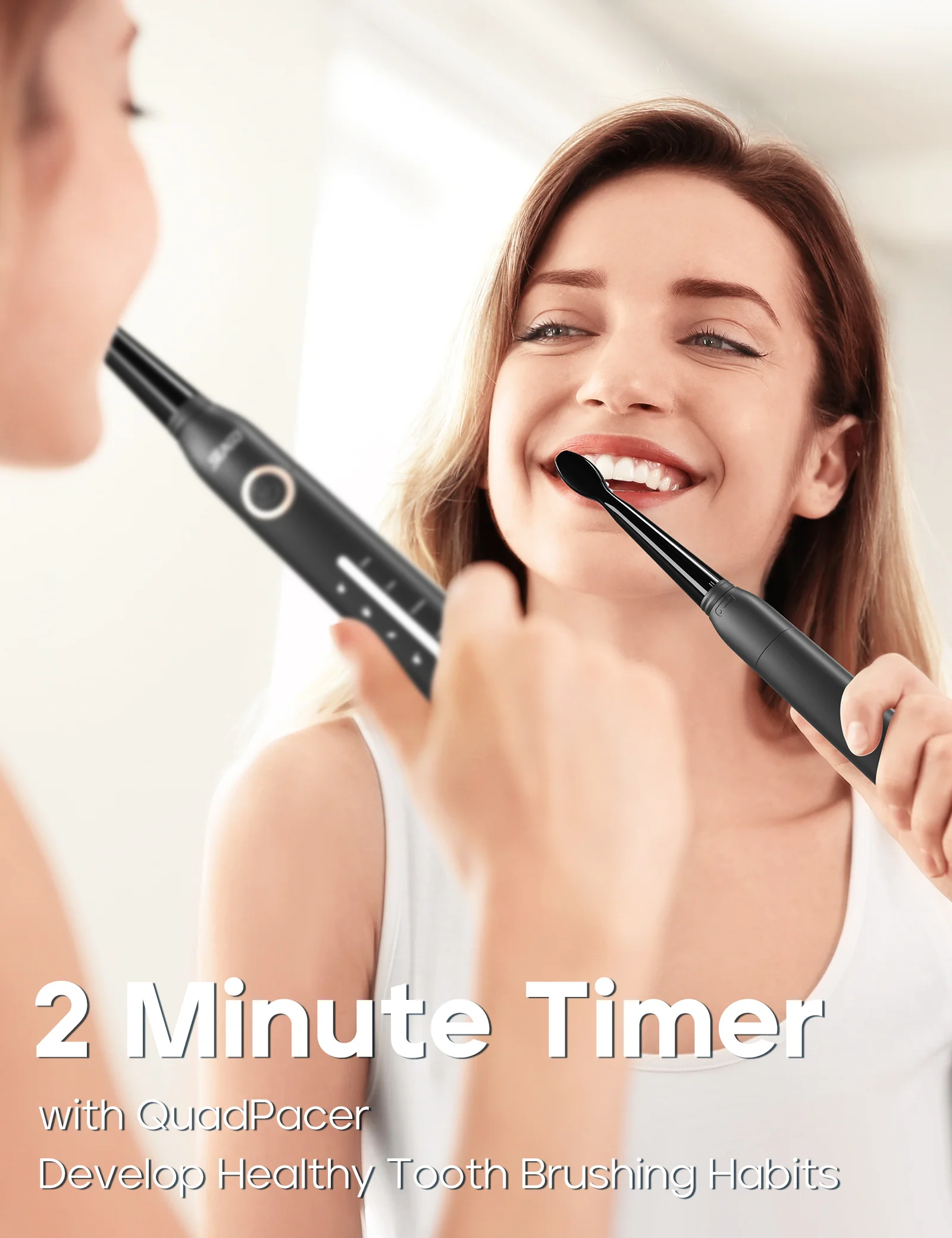 Seago Electric Toothbrush Adults Toothbrush 30 Days Long Battery Life ...
