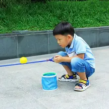 Teamwork Game Pull Rope Track Catch the Ball Team Building Game Parent ...