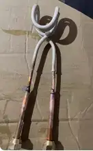 U shape Induction heating coil heating copper rings for saw blade metal ...