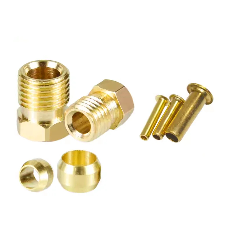 High-Quality Brass Compression Fittings For Oil Systems, Available In ...