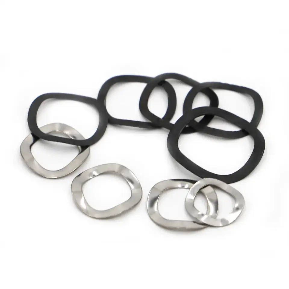 High-Quality 304 Stainless Steel Black Spring Washers For M3-M34 Sizes