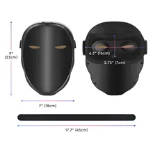 Boywithuke Bluetooth Led Face Mask For Party Events