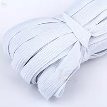 3/4/5/6/8/10MM White/black Flat Elastic Bands Elastic rubber band ...