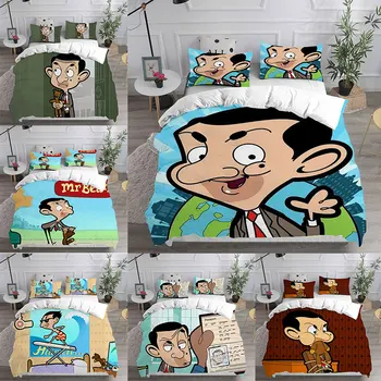Mr. Bean Animated Series Bedding Sets Comforter Quilt Bed Cover Duvet ...