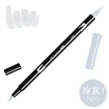 1pc TOMBOW AB-T Japan 96 colors double heads art brush pen marker ...