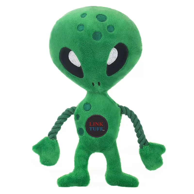 Link Tuff Squeaky Plush Dog Toy - Alien - AliExpress 15