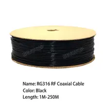 Brown RG316 Coax Coaxial Cable 50 Ohm Low Loss for Crimp Connector RG ...