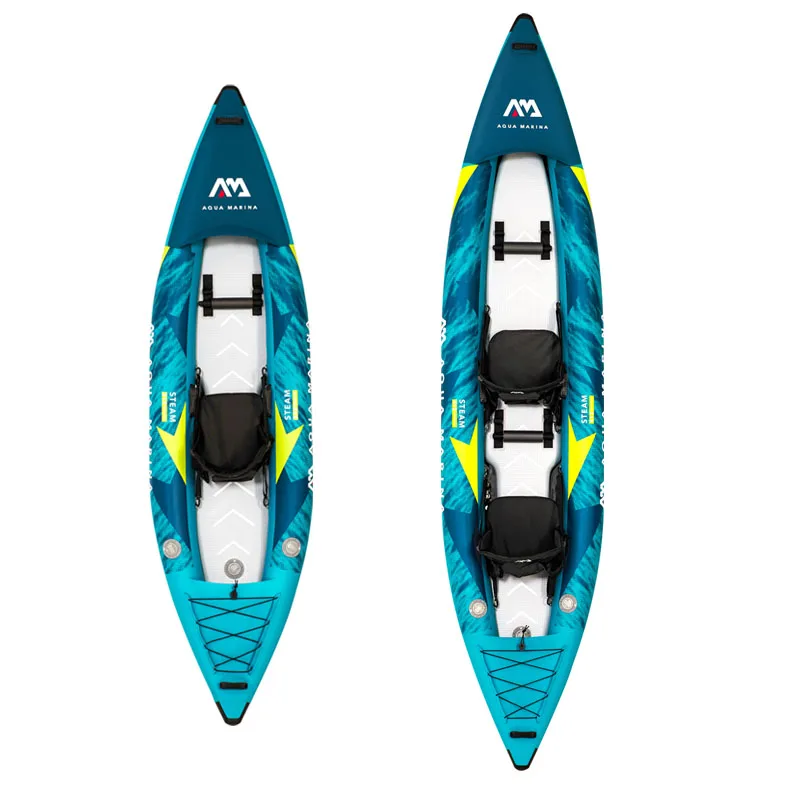 AQUA MARINA STEAM inflatable Kayak Boat 10'3"/13'6" Drifting Inflatable ...