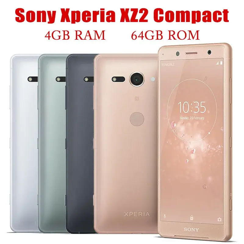 High-Quality Sony Xperia Xz2 Compact, 64Gb, Fingerprint, Lte, Unlocked, Japan Model.