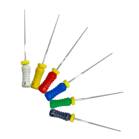 JUMTOP Limas dentales K de uso manual Lima endodóntica de acero ...