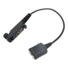 Audio Adapter Connector For Hytera PD680 X1P PD600 X1E Walkie Headphone ...