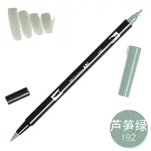 1pc TOMBOW AB-T Japan 96 colors double heads art brush pen marker ...