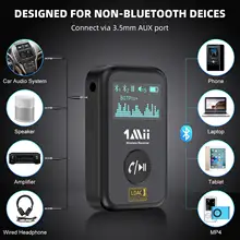 Wireless Car Audio Magic: 1Mii B07Pro+ Bluetooth Receiver – Handsfree ...