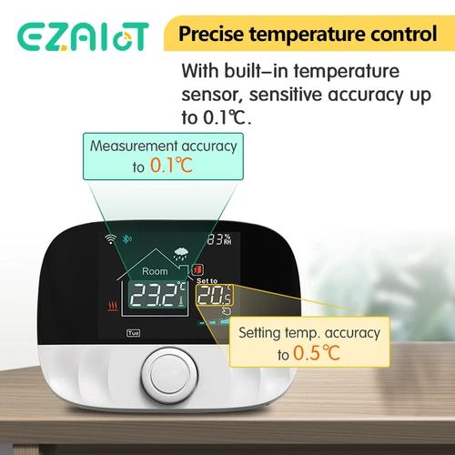 Termostato Inalámbrico Wifi/Sin Wifi Para Caldera De Gas,