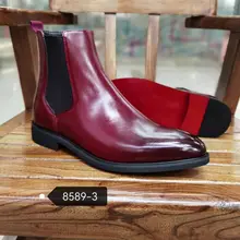 Red Sole Chelsea Boots For Men - Stylish, Handmade Fashion Shorts.
