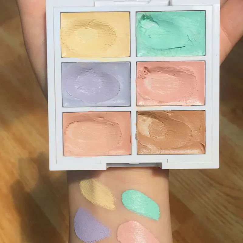 6-Color Concealers Palette Perfect For Brightening And Correcting Skin ...