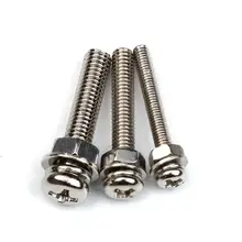 Stainless Steel Screws & Nuts, 360Pcs Kit, Cross Head, Micro Thread ...