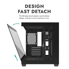 Darkflash C275P Sea View Double-Sided Tempered Glass Pc Case