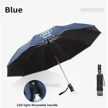 Audi Car Automatic Folding Led Light Umbrella Sun Protection Sunshade ...