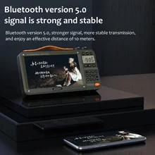 Sansui Portable Radio & Bluetooth Speakers – 7-Inch Led Display, Fm/Mw ...