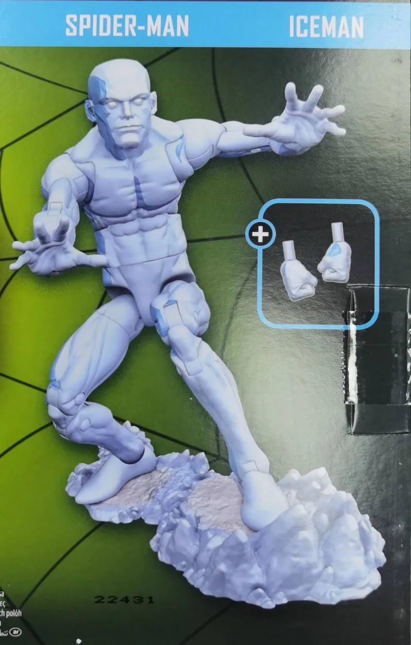 New Marvel Legends Spider-man And His Amazing Friends Spider Man Iceman ...