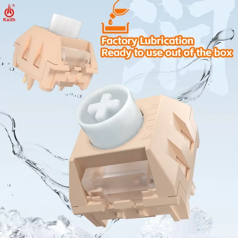 Kailh BOX Cream Crushed Ice Pro Switches Mechanical Keyboard Clicky ...