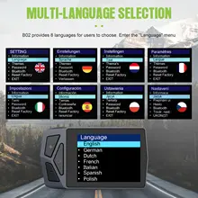 Smart Bluetooth Navigation For Bafang Ebike Motors, 8 Languages, Lcd Display.