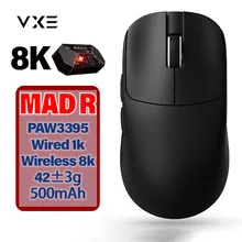 VXE MAD R/R MAJOR light weight Dual 8K mouse 2.4G wireless wired ...