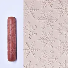 Clay Texture Tool Pottery Ceramic Roller Stamp Mud Pressed Embossed ...
