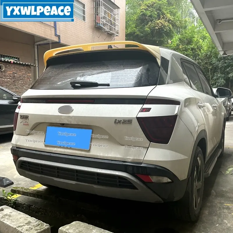 Hyundai Creta Ix25 2020-2022 Spoiler Abs Plastic Carbon Fiber Wing