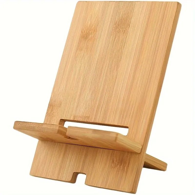 Elegant Wooden Phone Stand For Home Office, Multi-Functional Charging ...