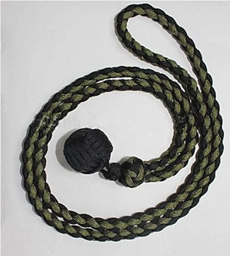 Expandable Paracord Monkey Fist Keychain, 18" To 30", Any Color.