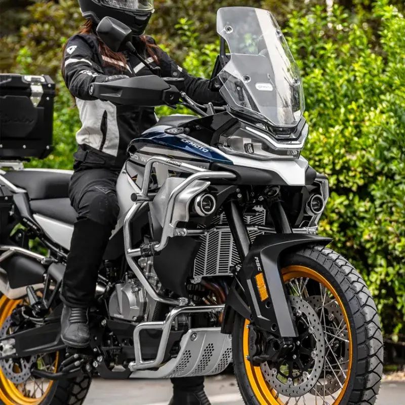 Stainless Steel Bumper Bars For Cfmoto 800Mt, Durable Protection Upgrade.